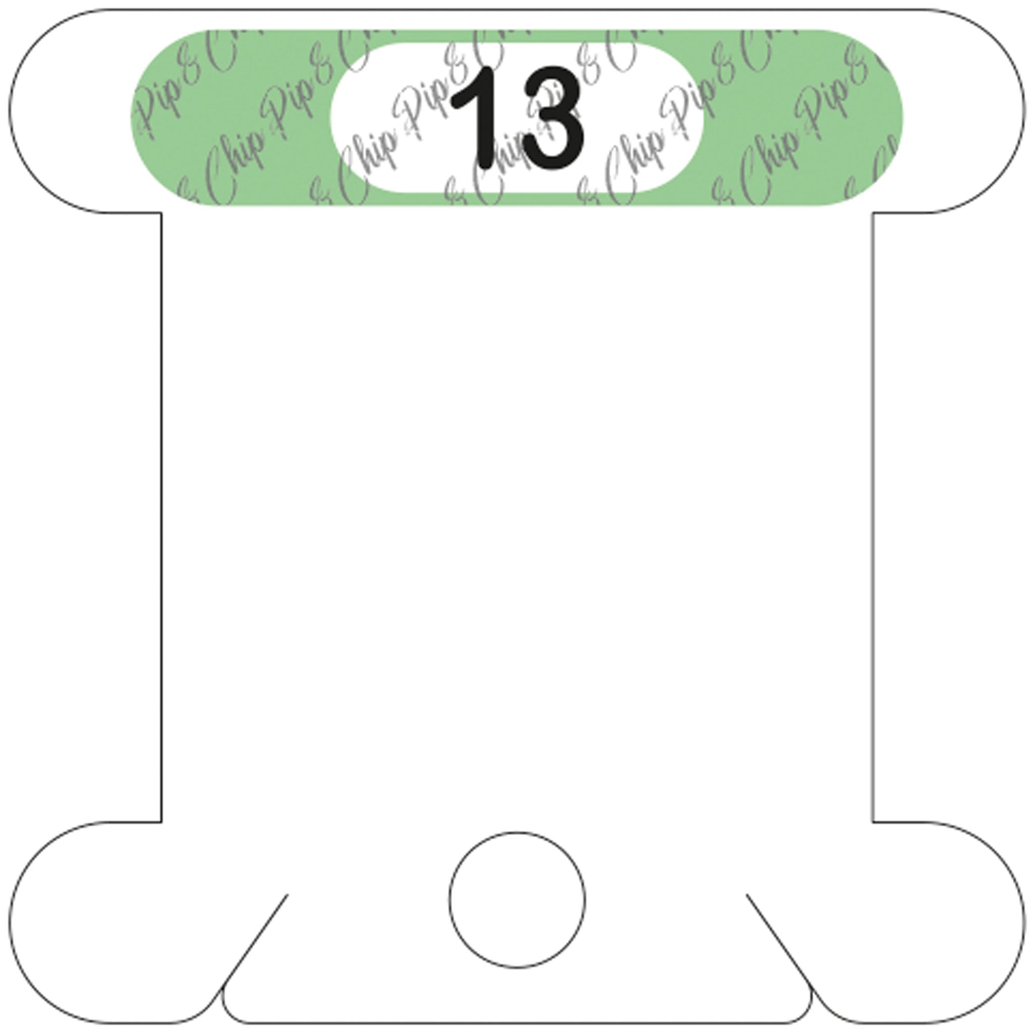 DMC 13 acrylic bobbin – Pip and Chip