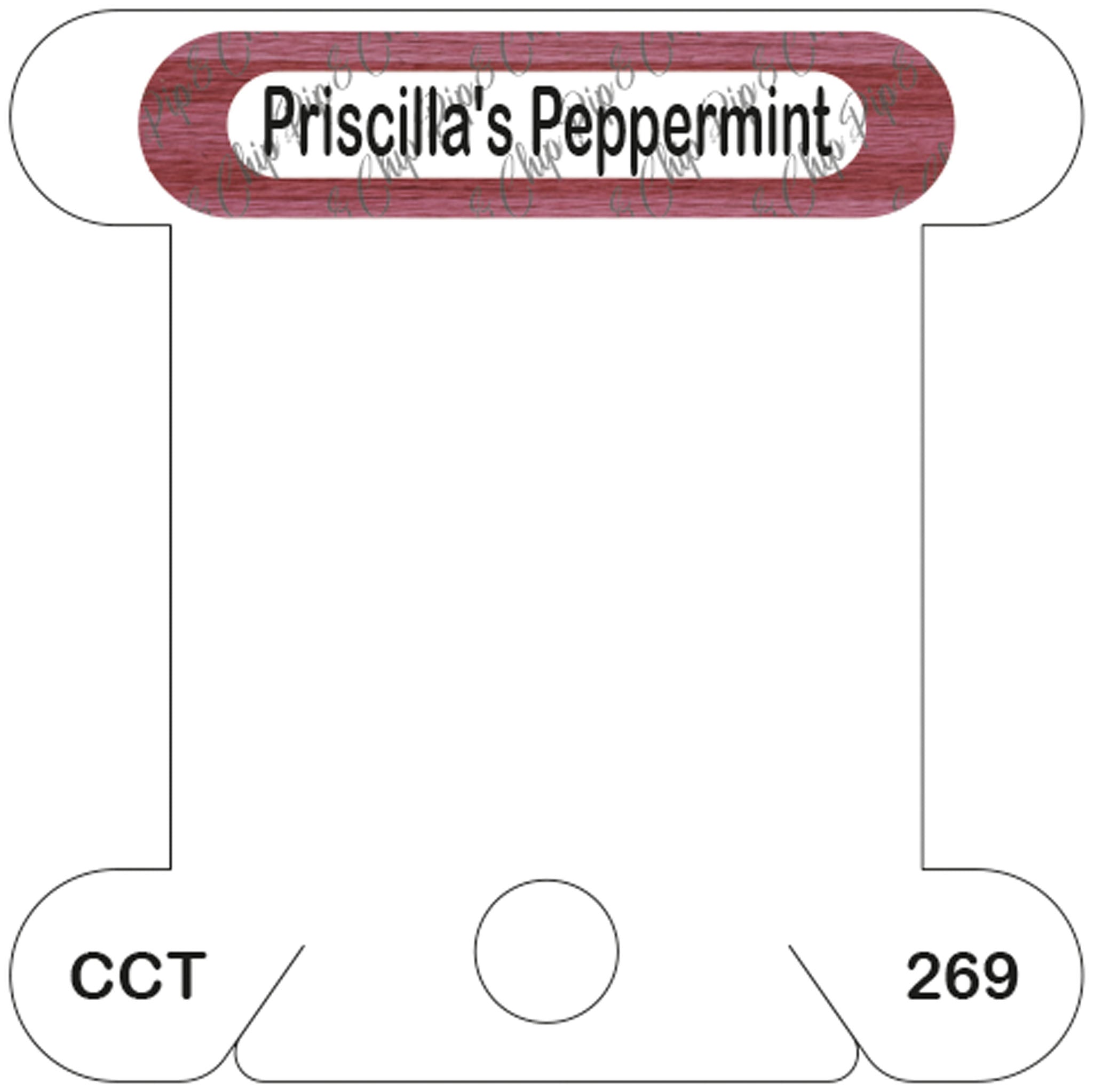 Classic Colorworks Priscilla's Peppermint acrylic bobbin – Pip and Chip