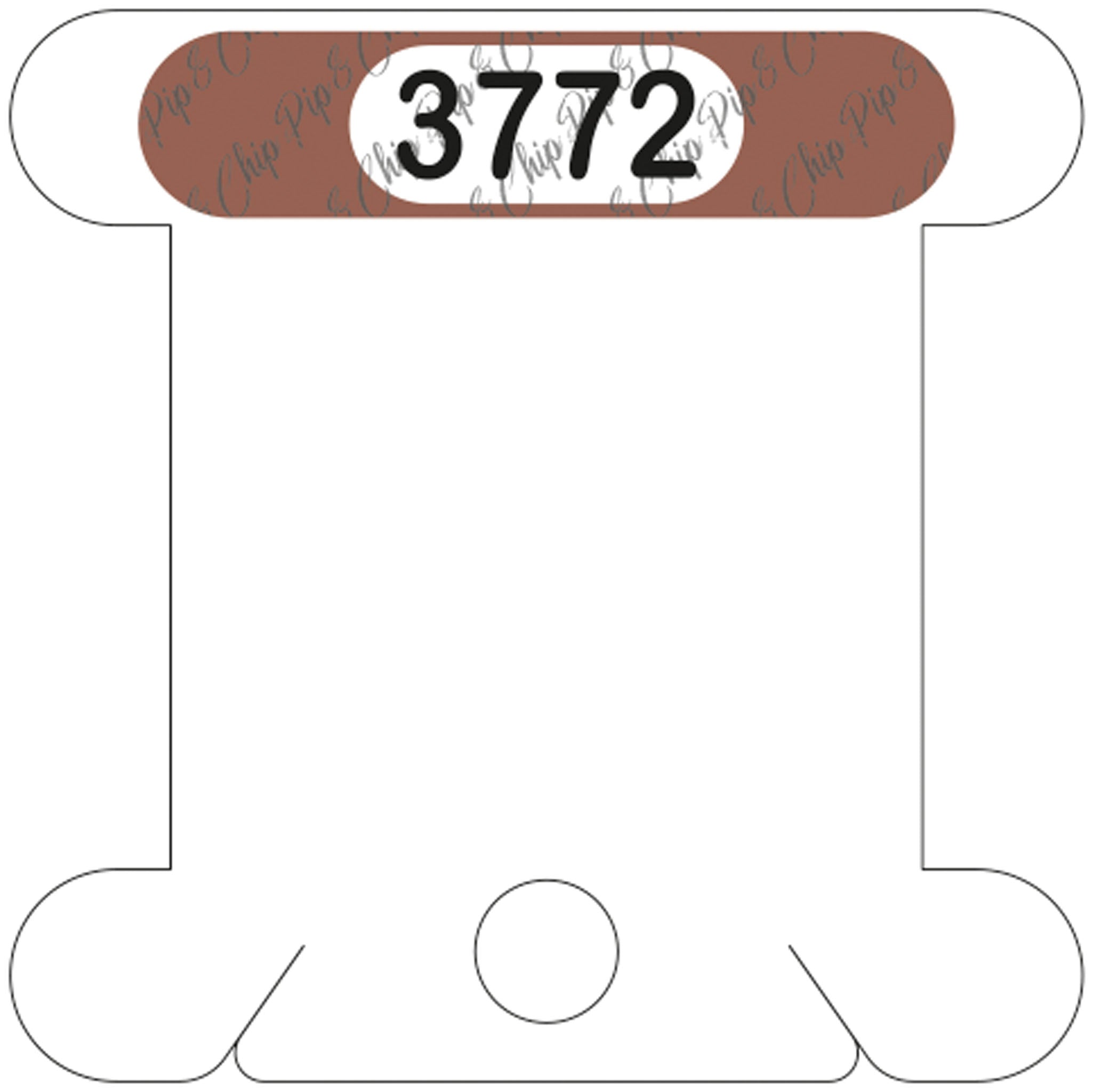 DMC 3772 acrylic bobbin – Pip and Chip