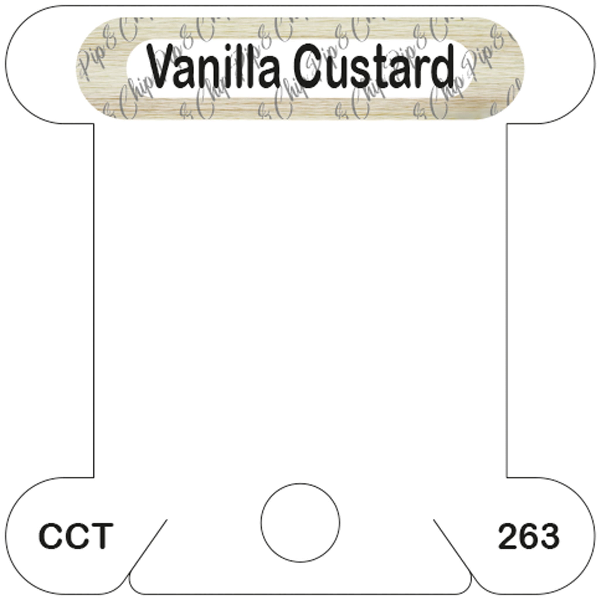 Classic Colorworks Vanilla Custard acrylic bobbin – Pip and Chip
