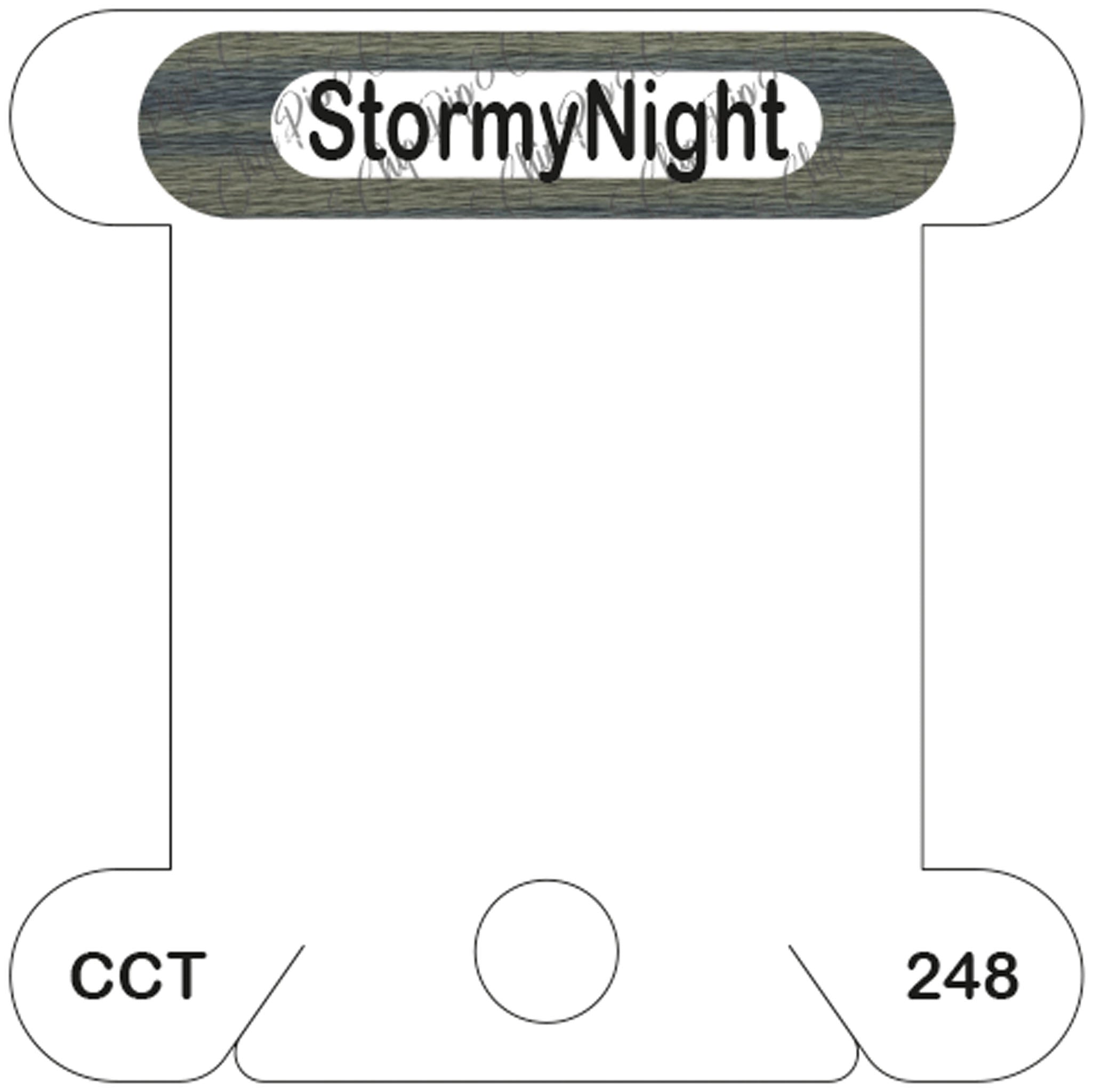 Classic Colorworks Stormy Night acrylic bobbin – Pip and Chip