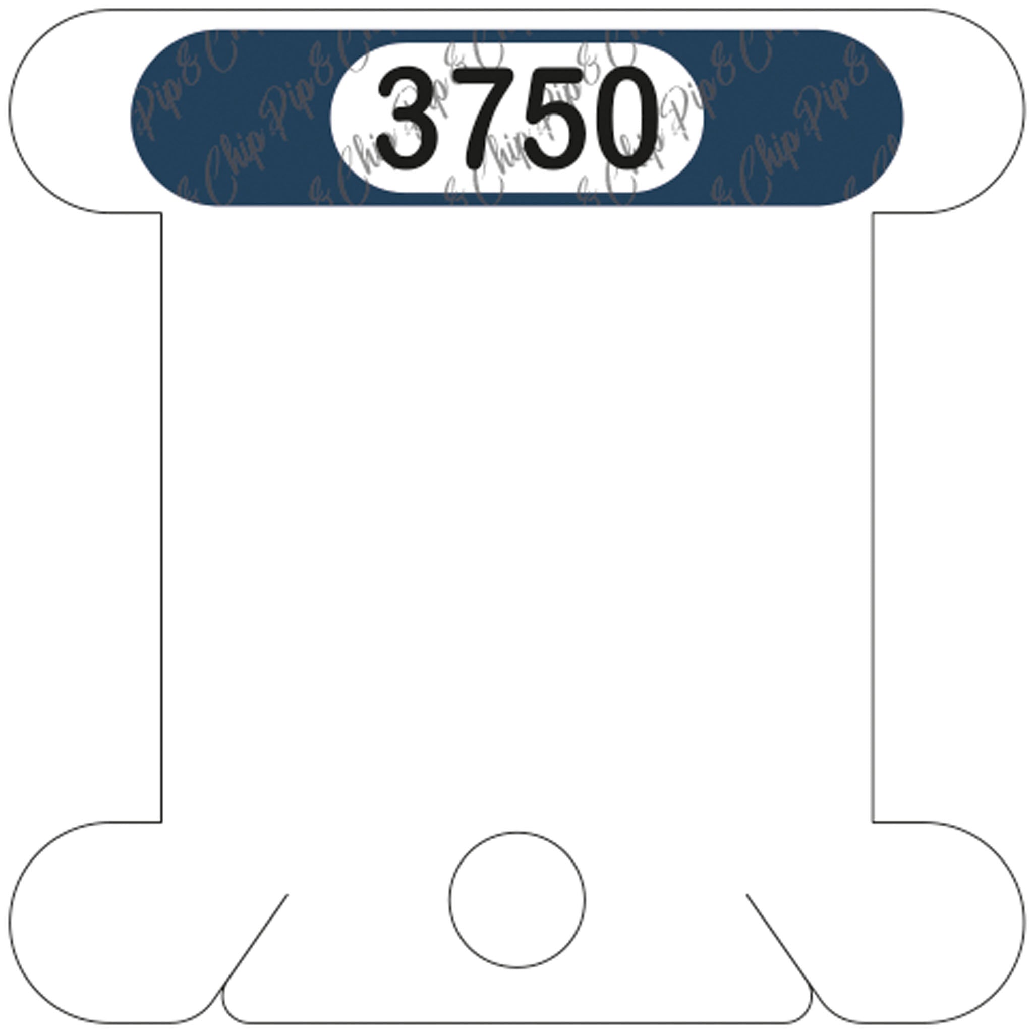 DMC 3750 acrylic bobbin – Pip and Chip