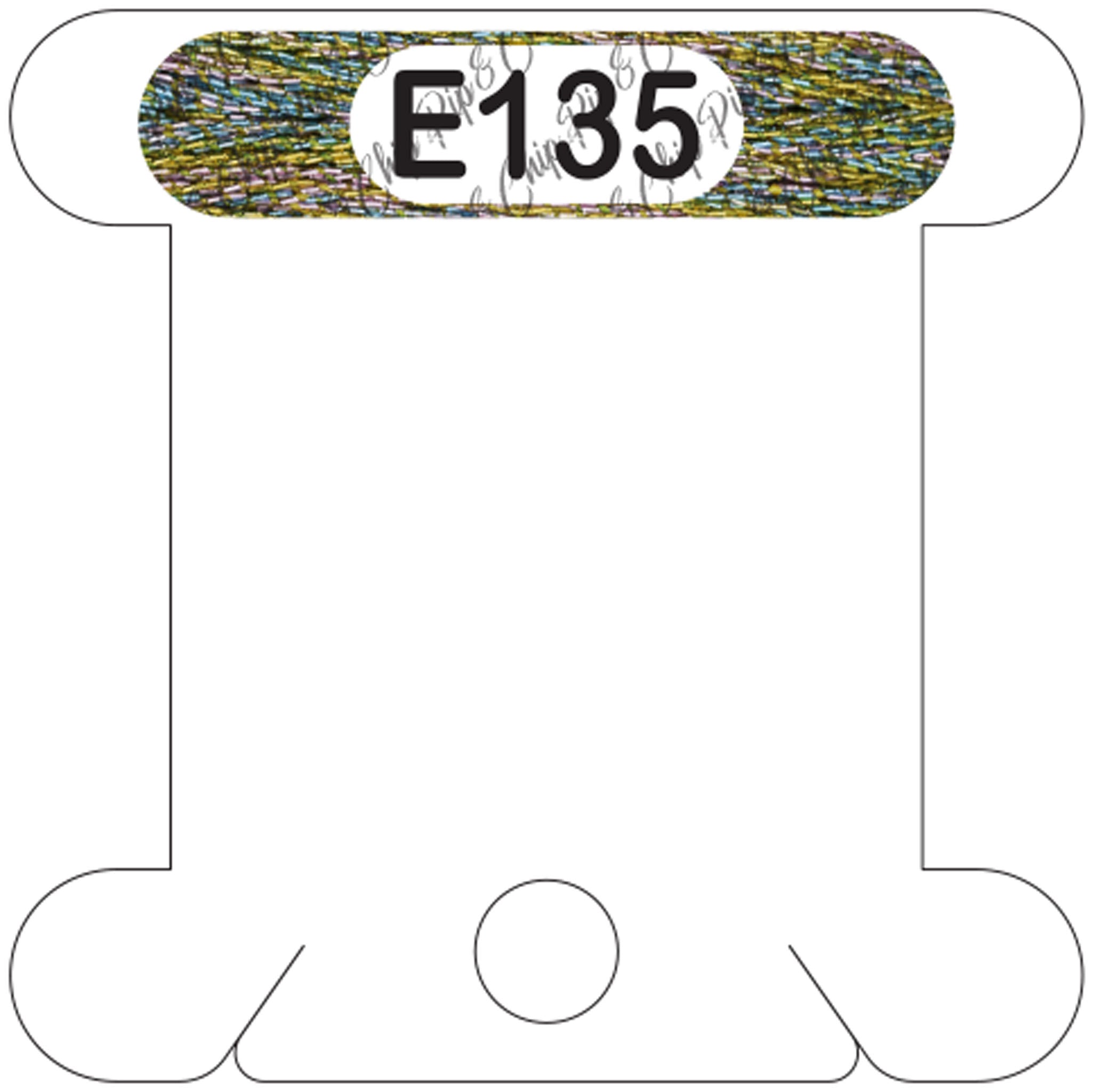 DMC E135 acrylic bobbin – Pip and Chip