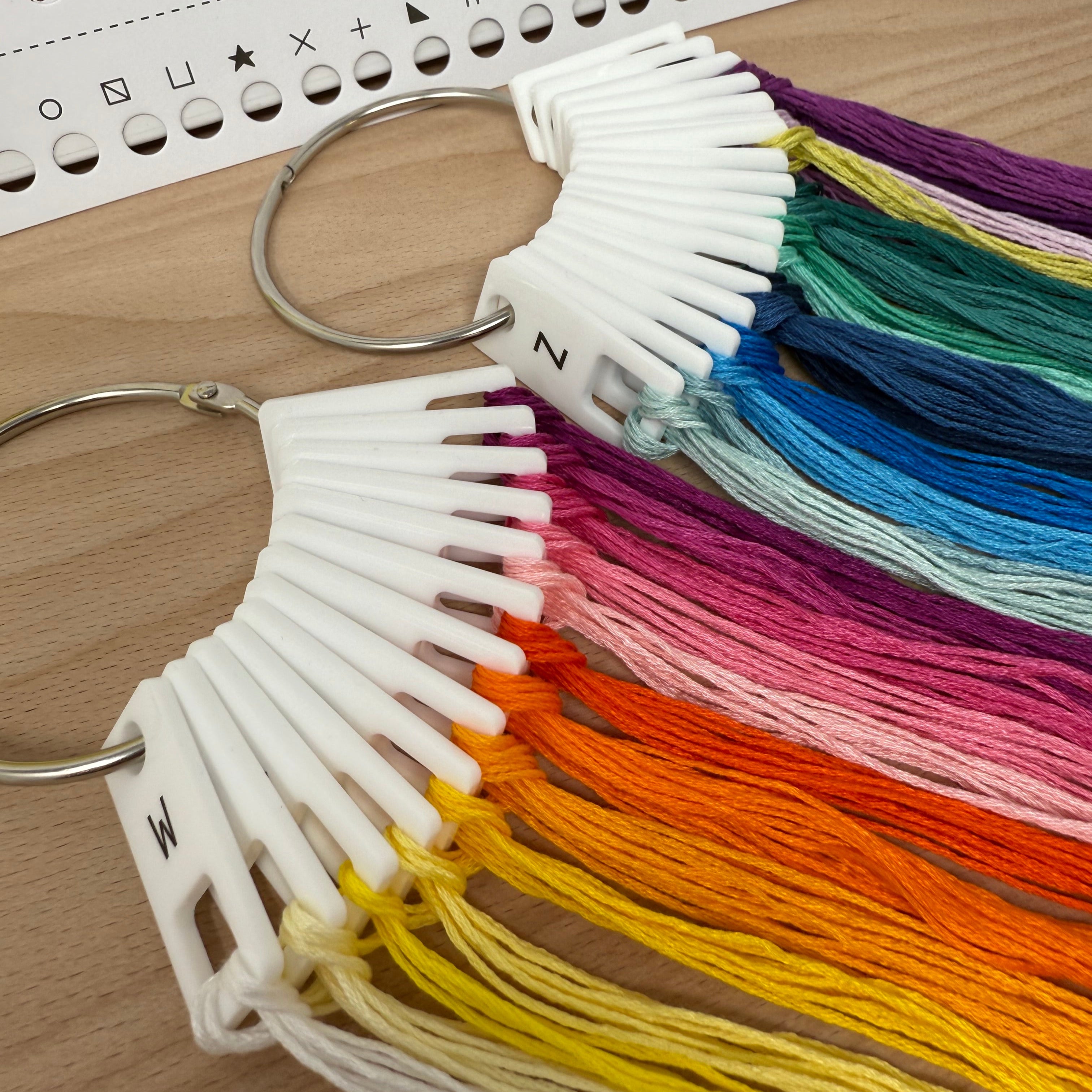 Bothy Threads Symbols Mini Floss Drops| White, Clear or Purple Frost ...