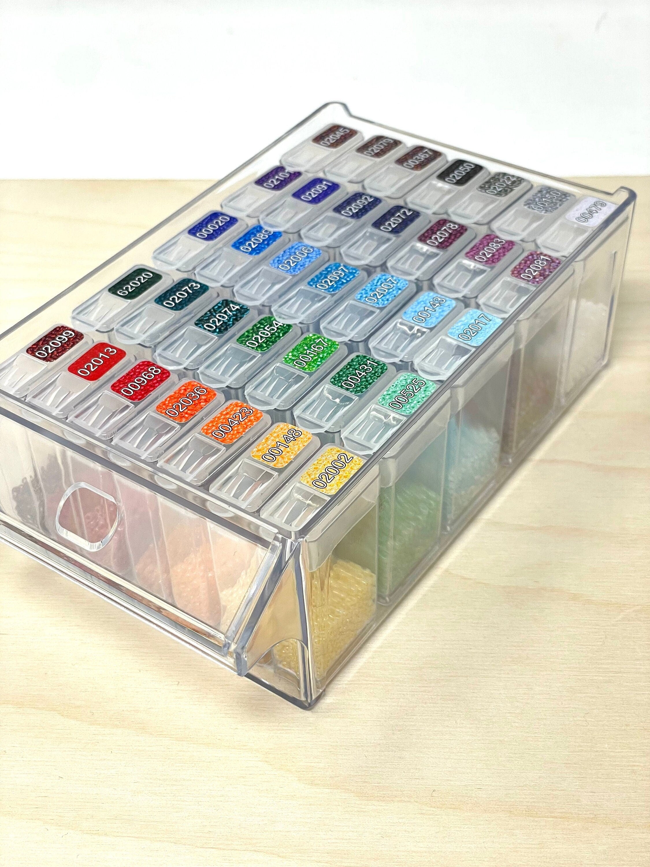 Vinyl labels for Mill Hill Beads (x409 labels) - 2 sizes available (la ...