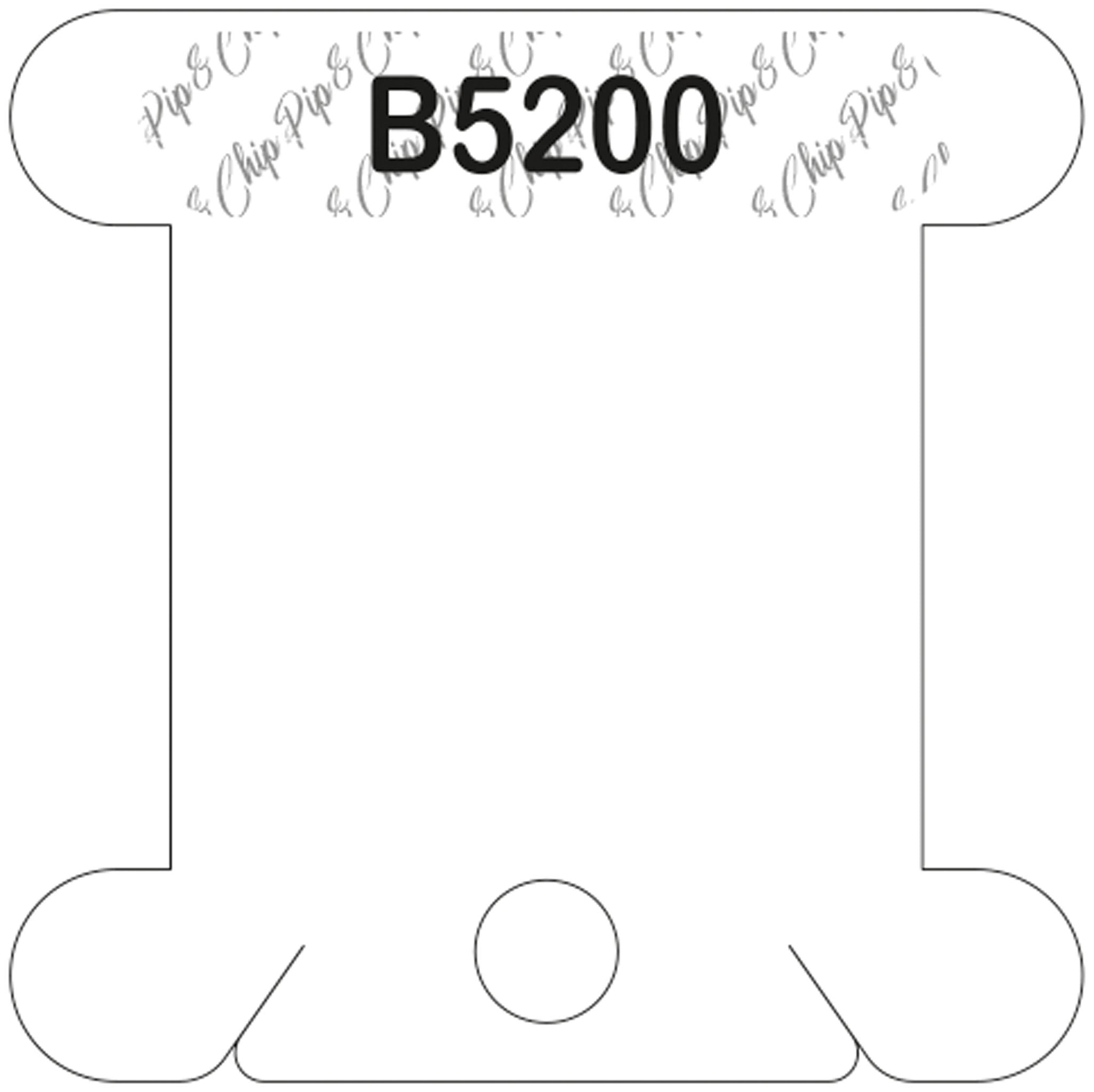 DMC B5200 acrylic bobbin – Pip and Chip