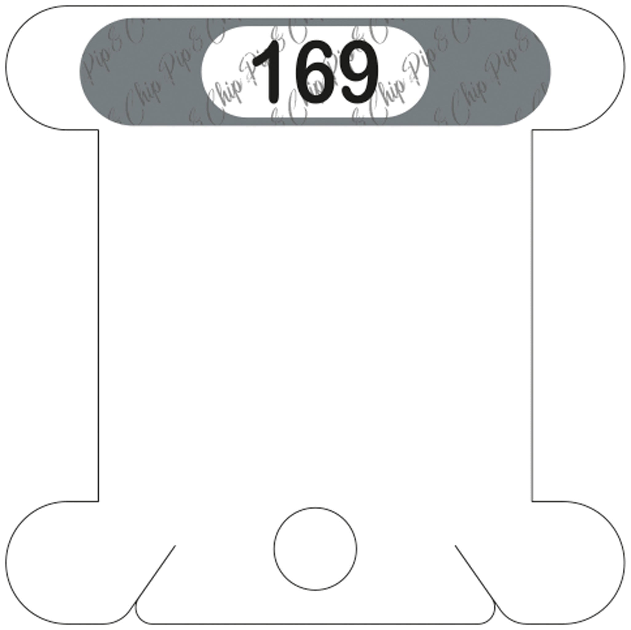 DMC 169 acrylic bobbin – Pip and Chip