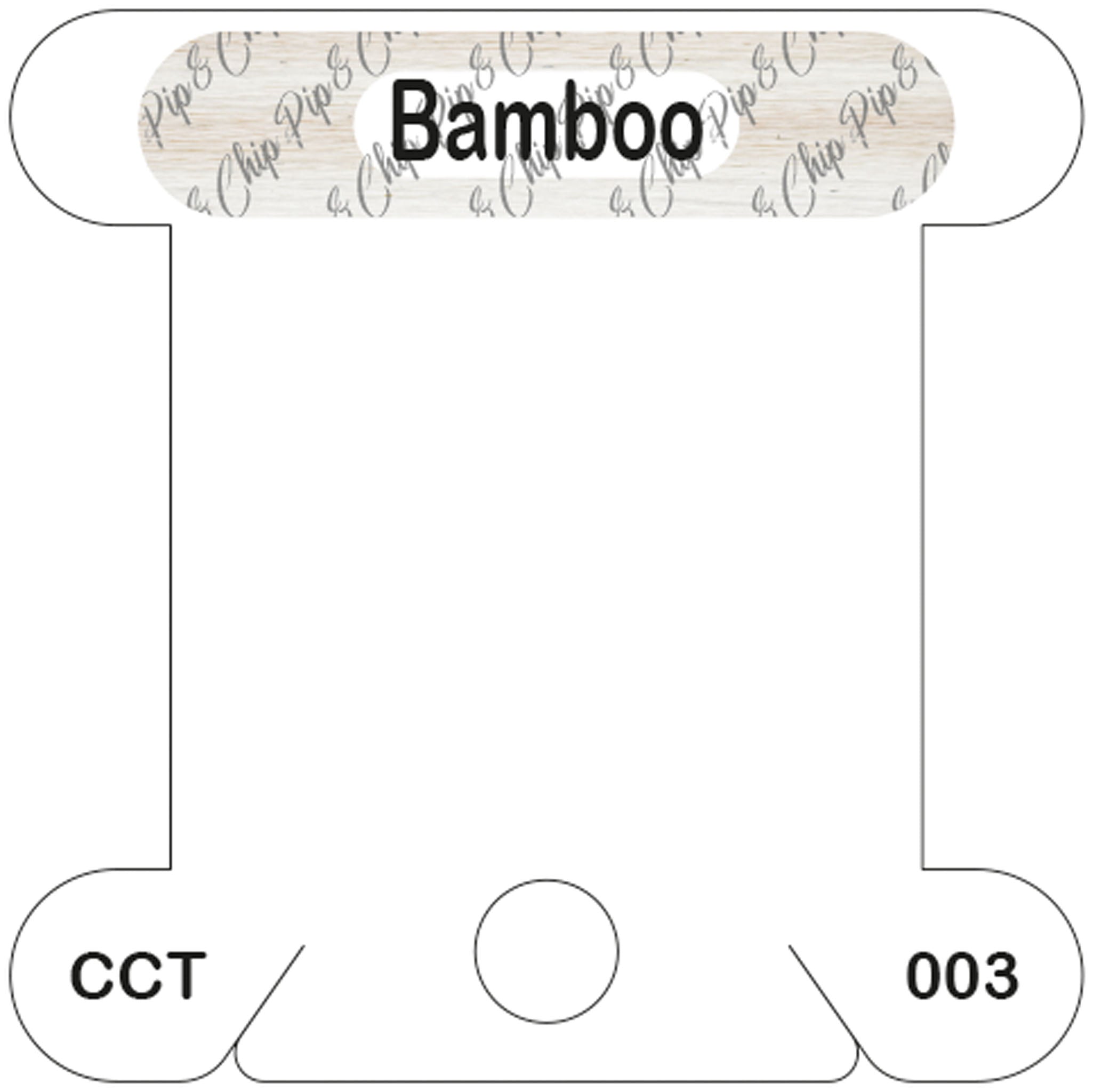 Classic Colorworks Bamboo acrylic bobbin – Pip and Chip