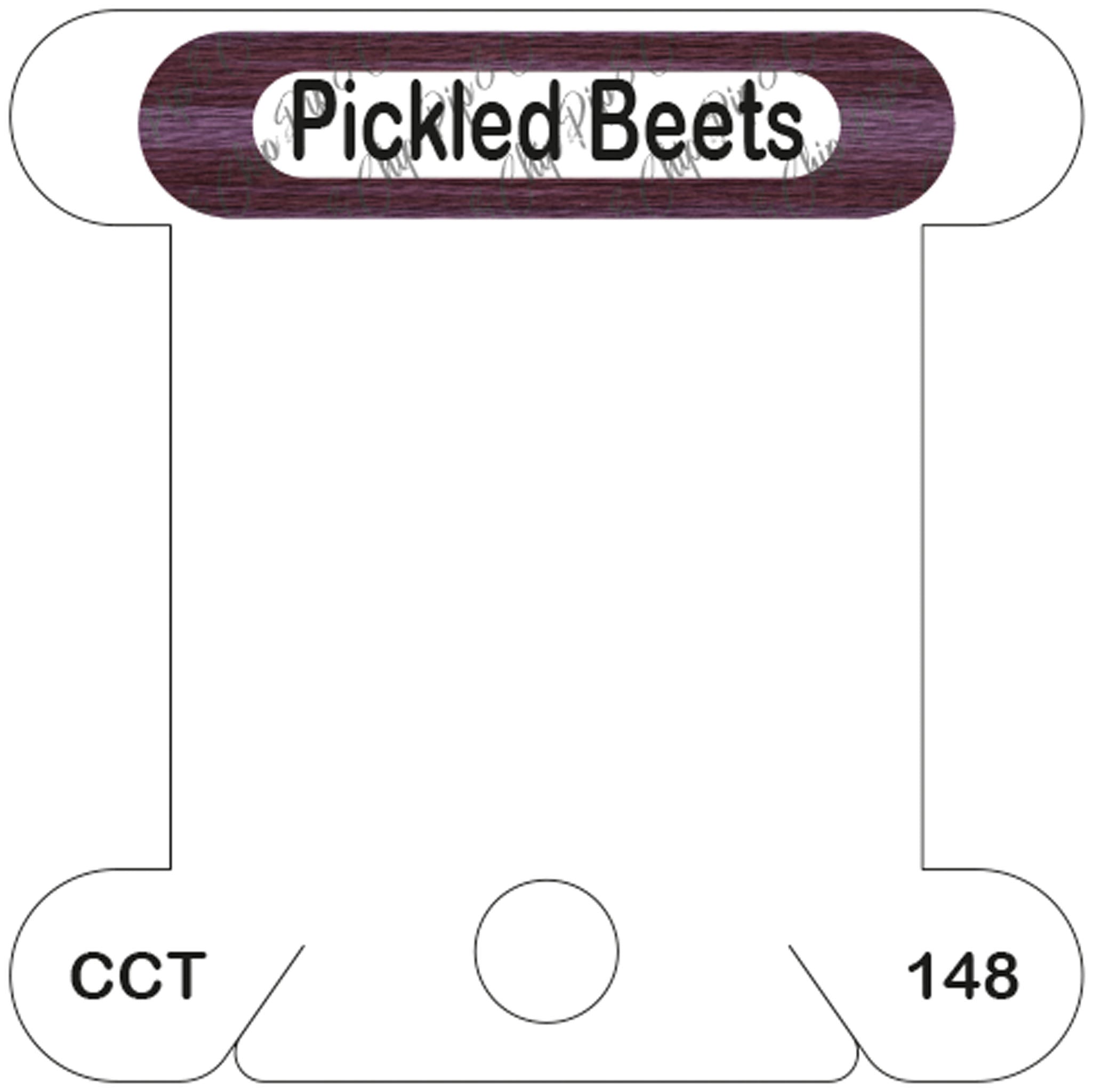 Classic Colorworks Pickled Beets acrylic bobbin – Pip and Chip