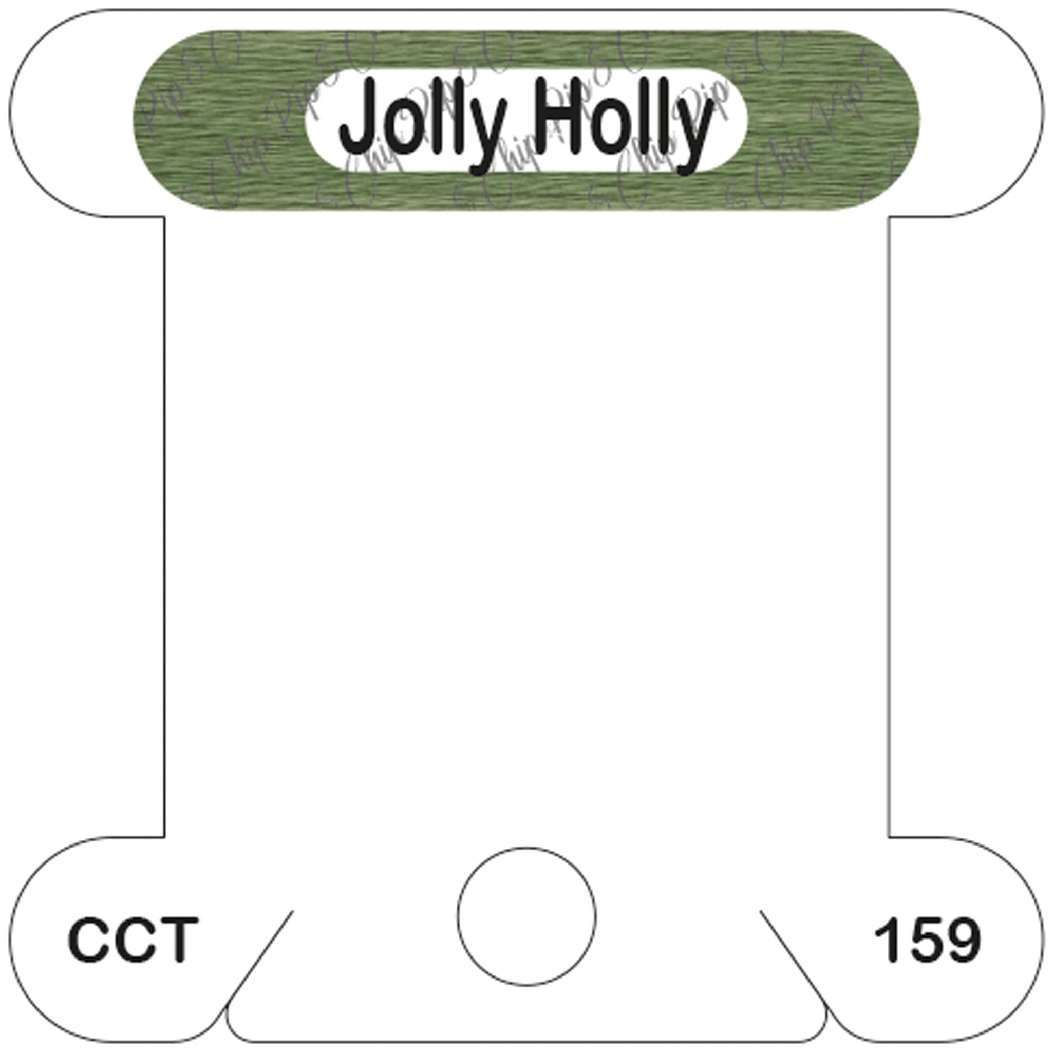 Classic Colorworks Jolly Holly acrylic bobbin – Pip and Chip
