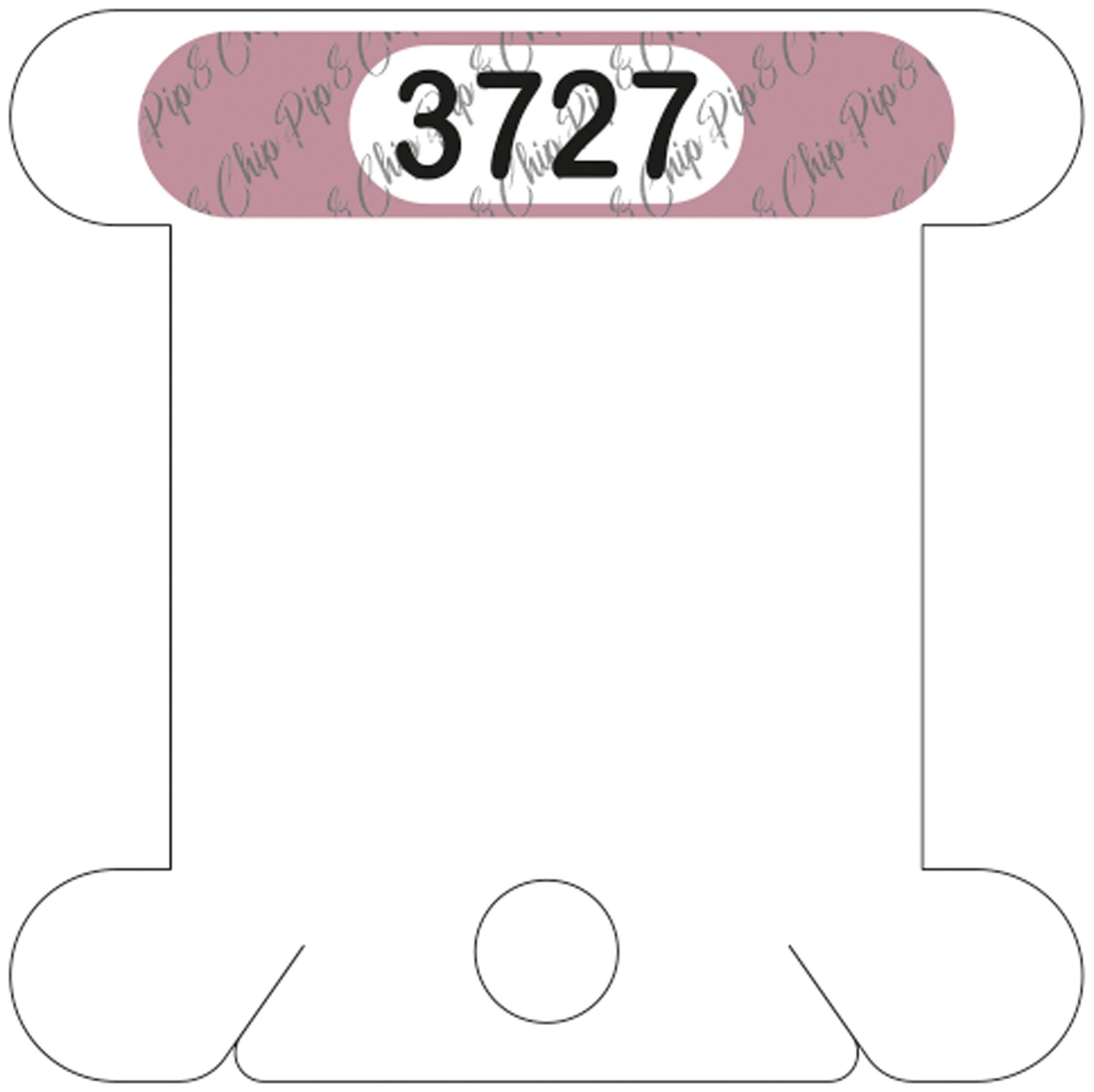 DMC 3727 acrylic bobbin – Pip and Chip