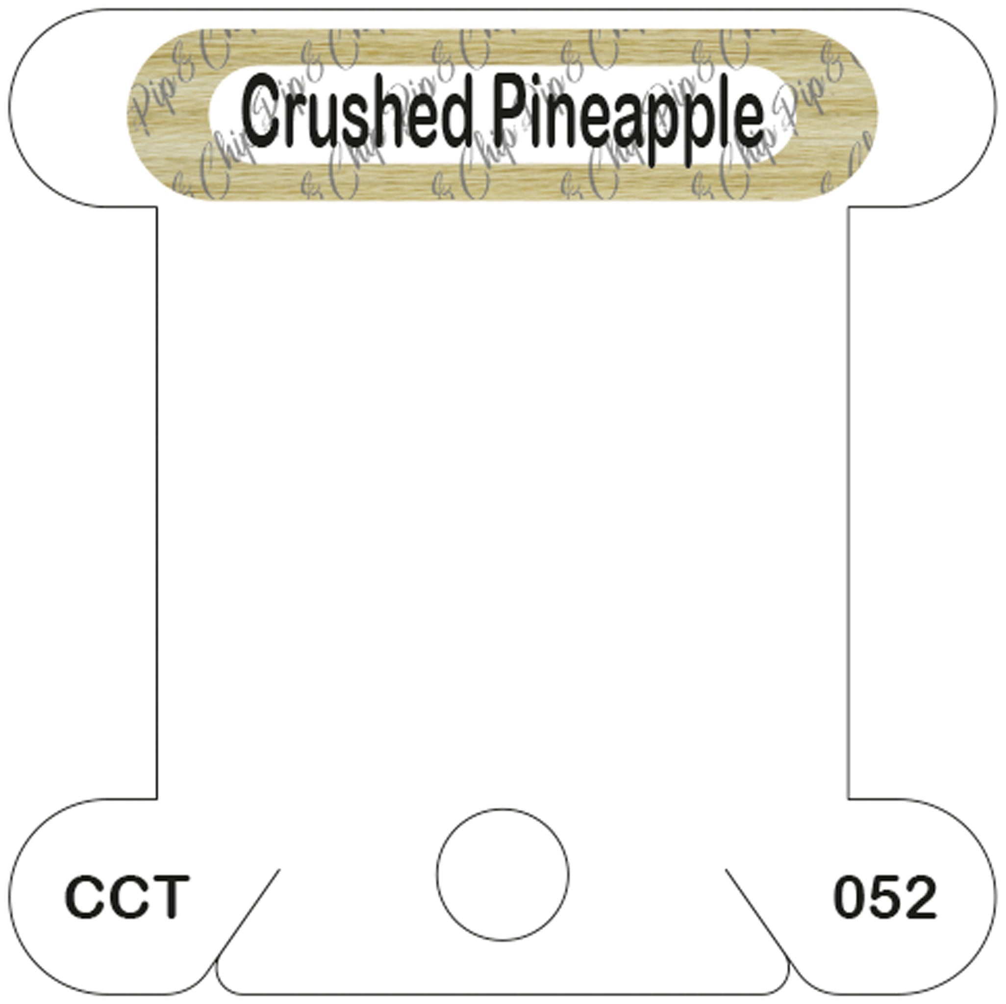Classic Colorworks Crushed Pineapple acrylic bobbin – Pip and Chip