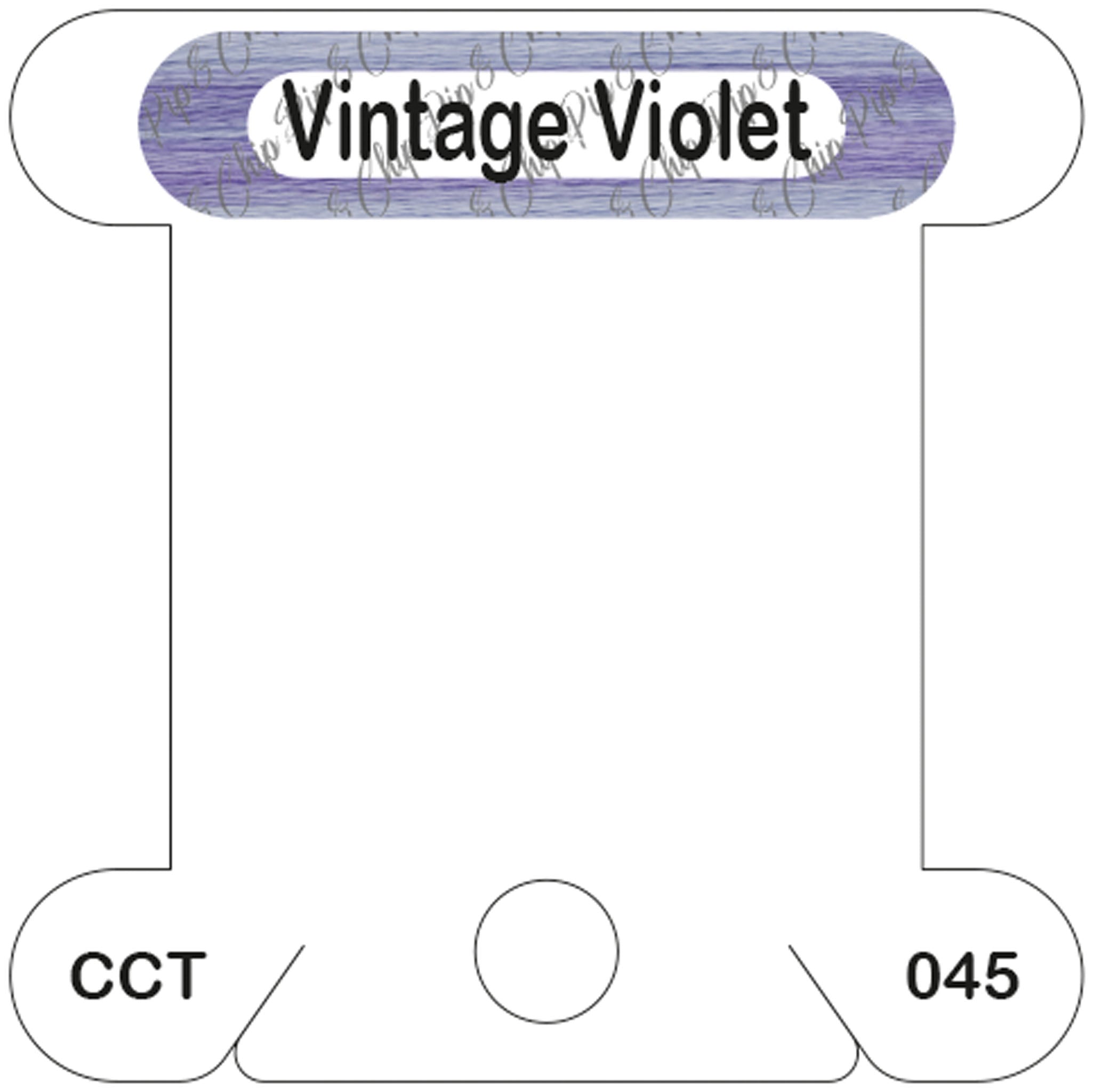Classic Colorworks Vintage Violet acrylic bobbin – Pip and Chip