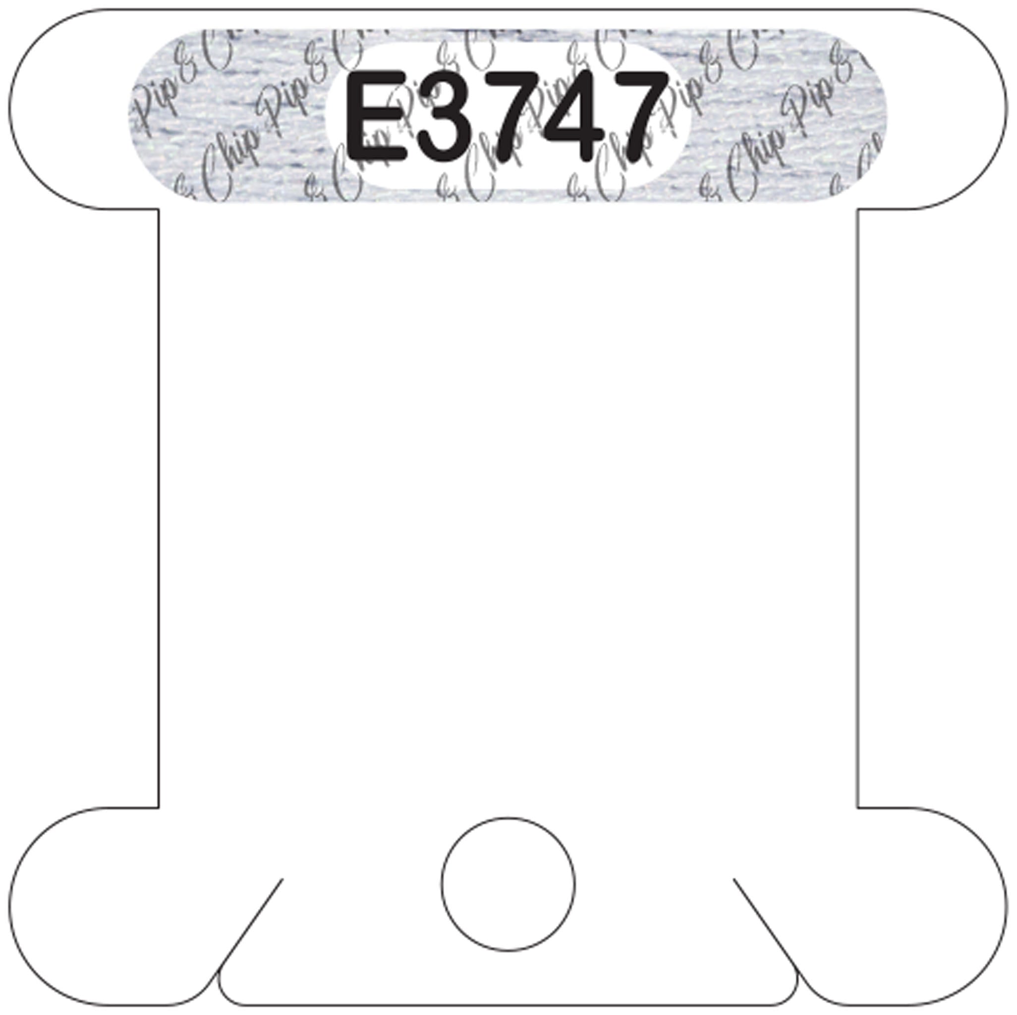 DMC E3747 acrylic bobbin – Pip and Chip