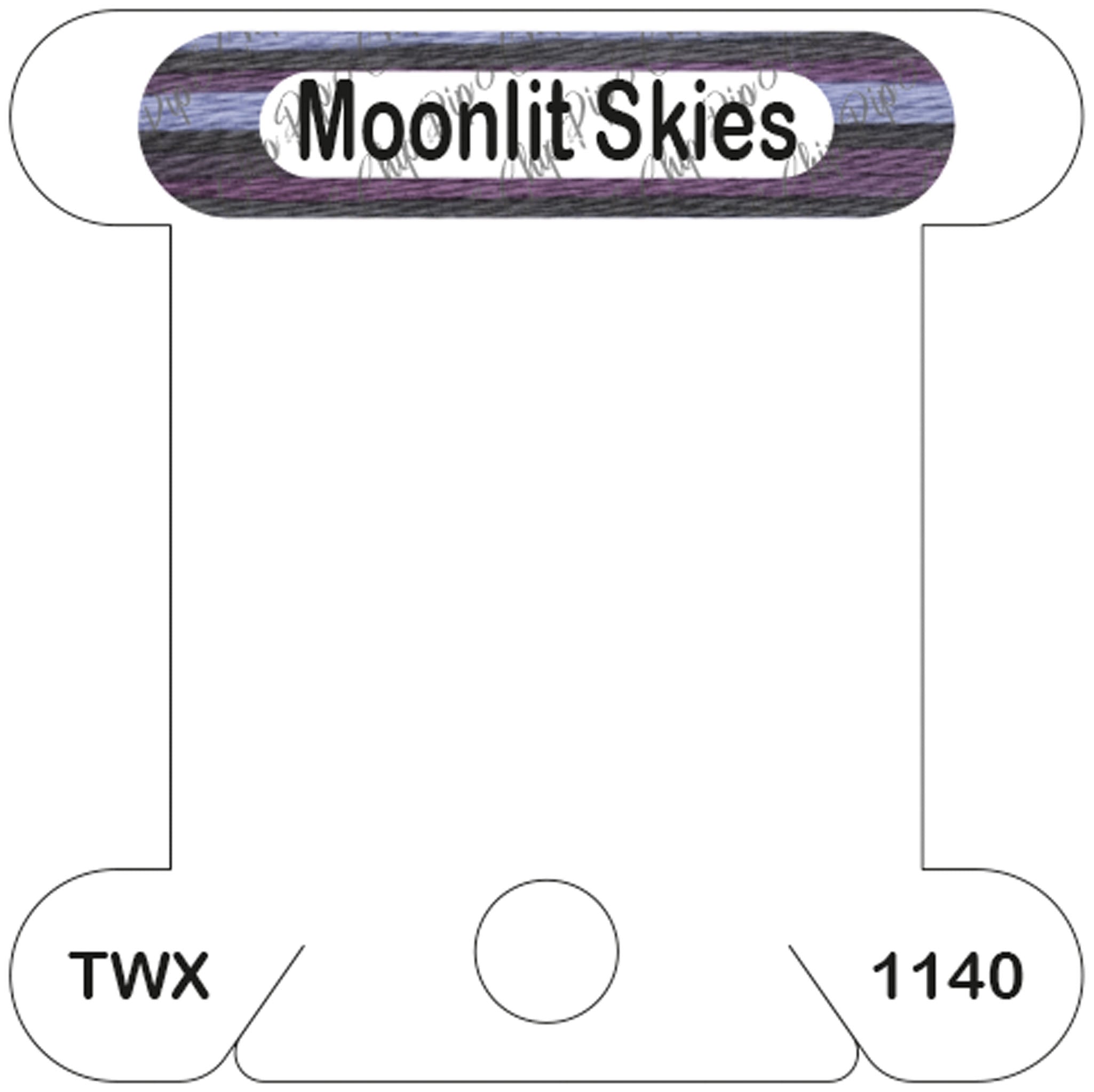 ThreadworX Moonlit Skies acrylic bobbin – Pip and Chip
