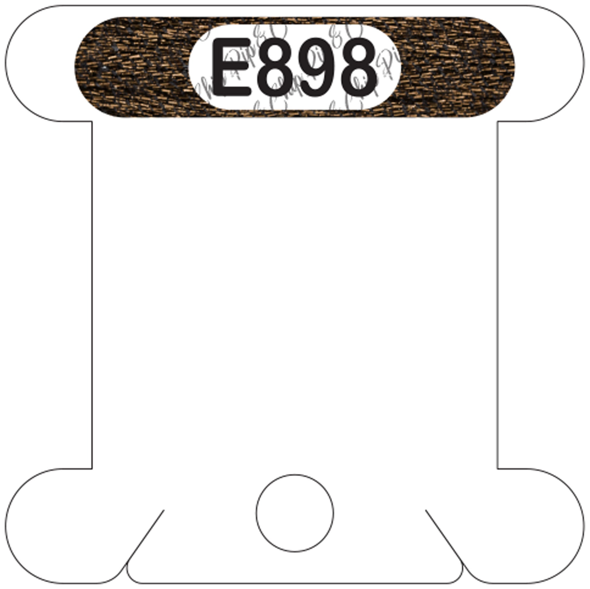 DMC E898 acrylic bobbin – Pip and Chip