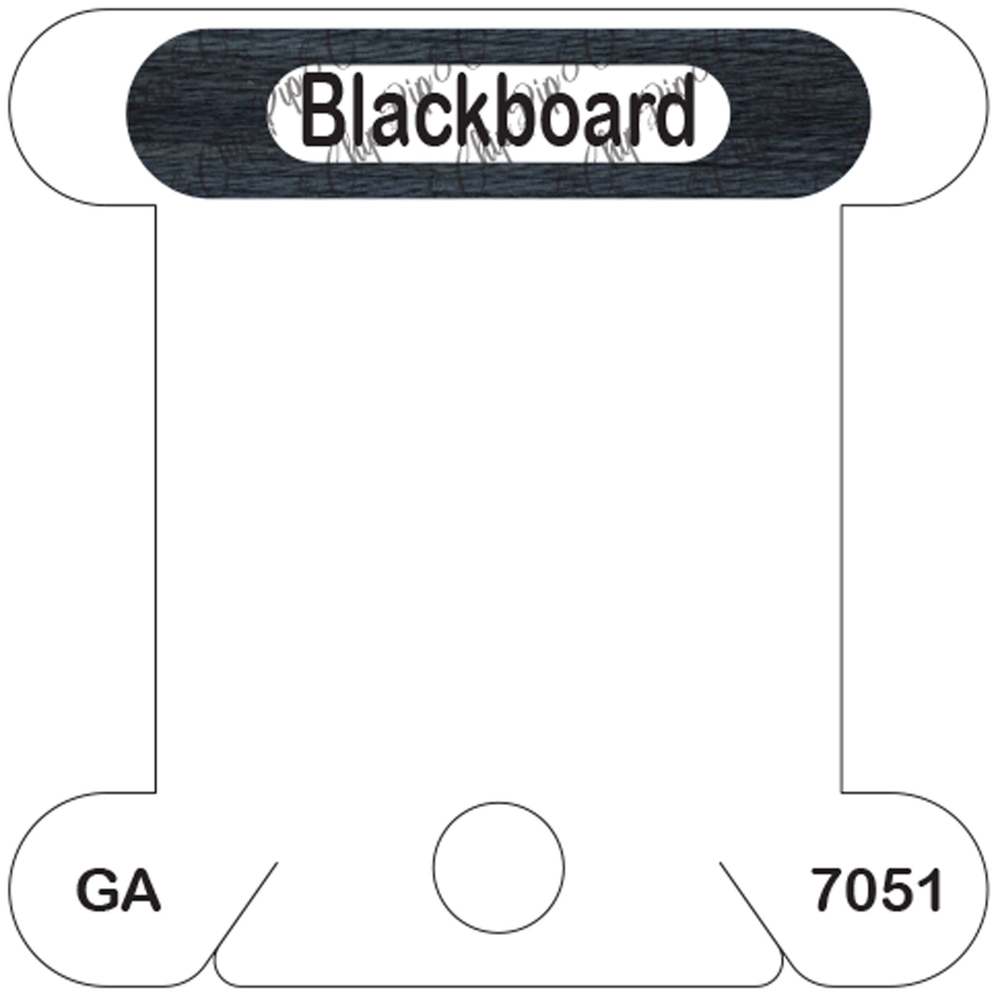 Gentle Arts Blackboard acrylic bobbin – Pip and Chip