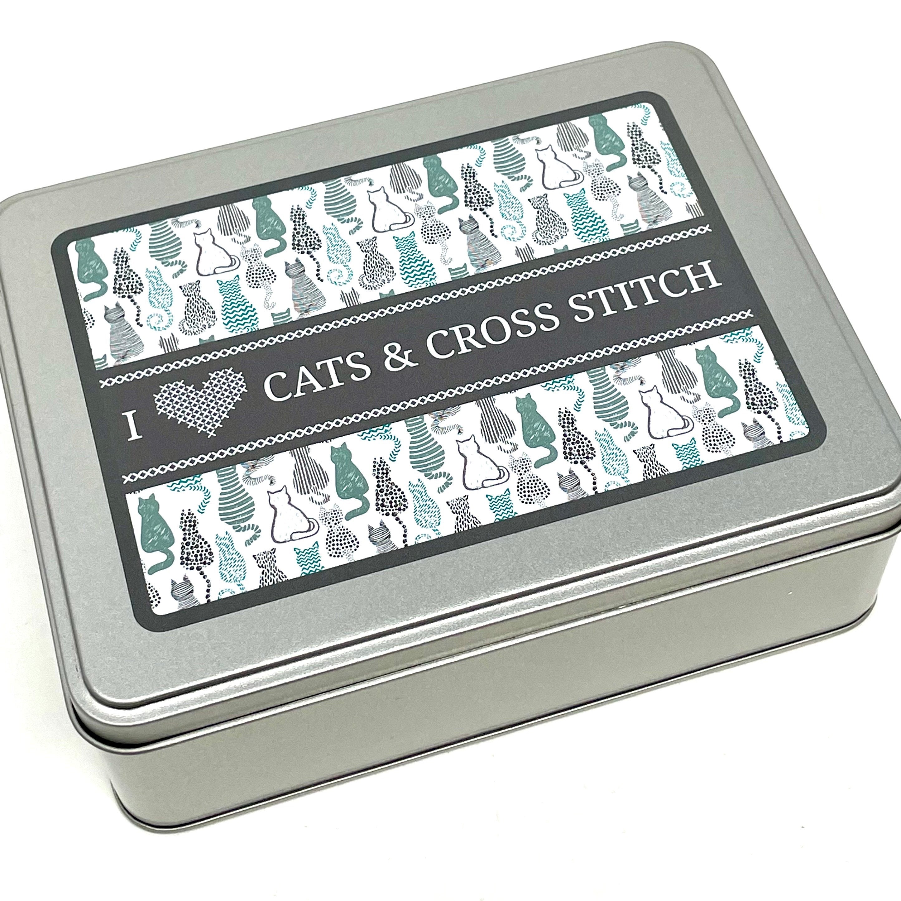 Cat WIP bobbin storage tin with foam insert to hold 30 bobbins – Pip ...